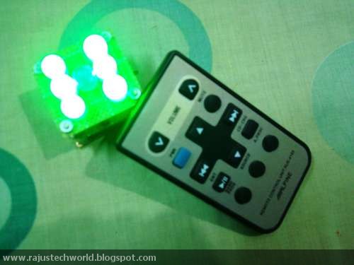 Raju's Tech World: How to Make LED Dice with Remote control