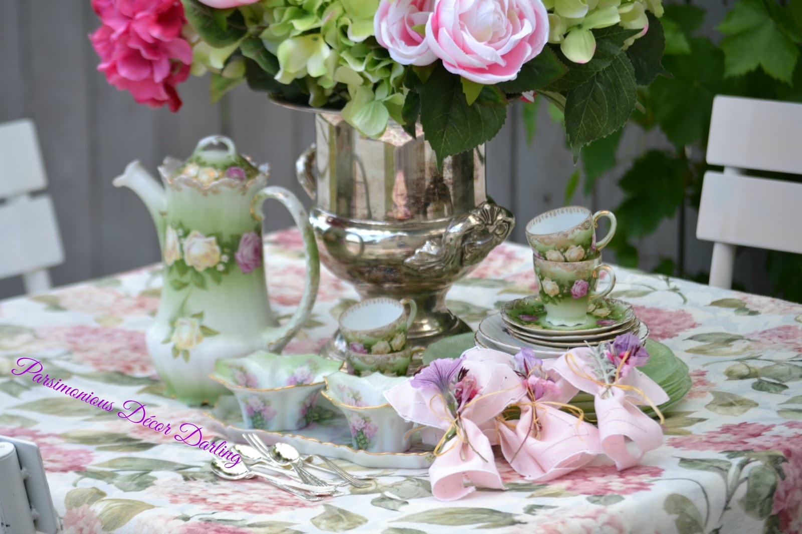 Parsimonious Décor Darling: Set Your Table With Flair--Taking Tea for ...