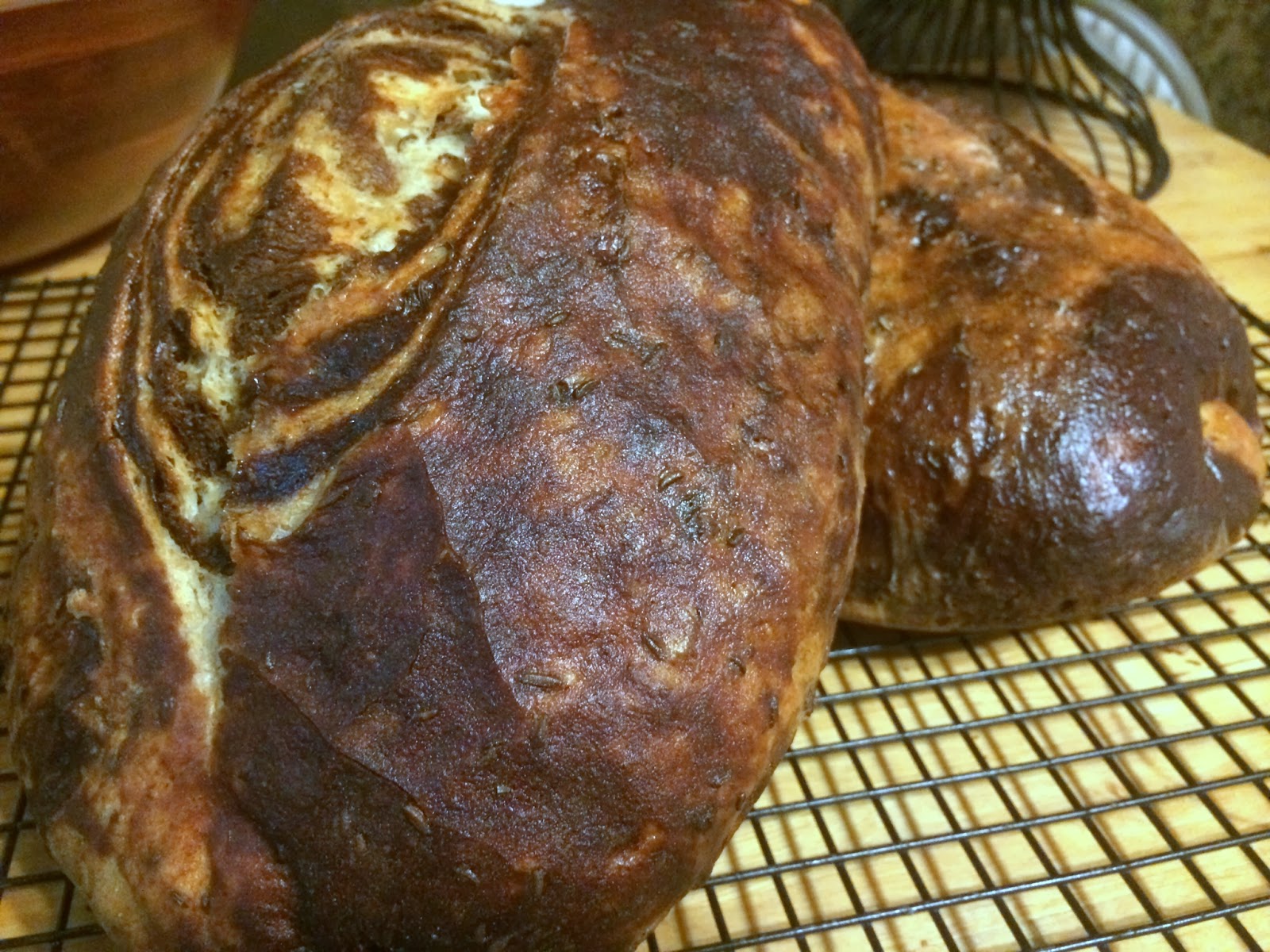 Marbled Rye Bread that is worth the wait