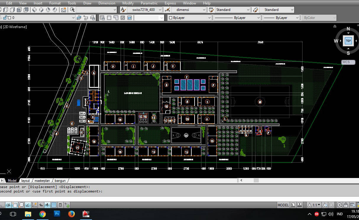 AUTO CAD MASTERPLAN SEKOLAH (DWG FILE) PROTOTYPE KEMENDIKNAS 2017-2018 | SANGGAR TEKNIK