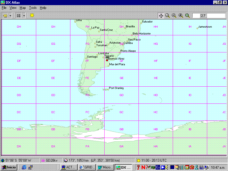 LU2CRM by Carlos R. Martinez: GRID LOCATOR O QTH LOCALIZADOR