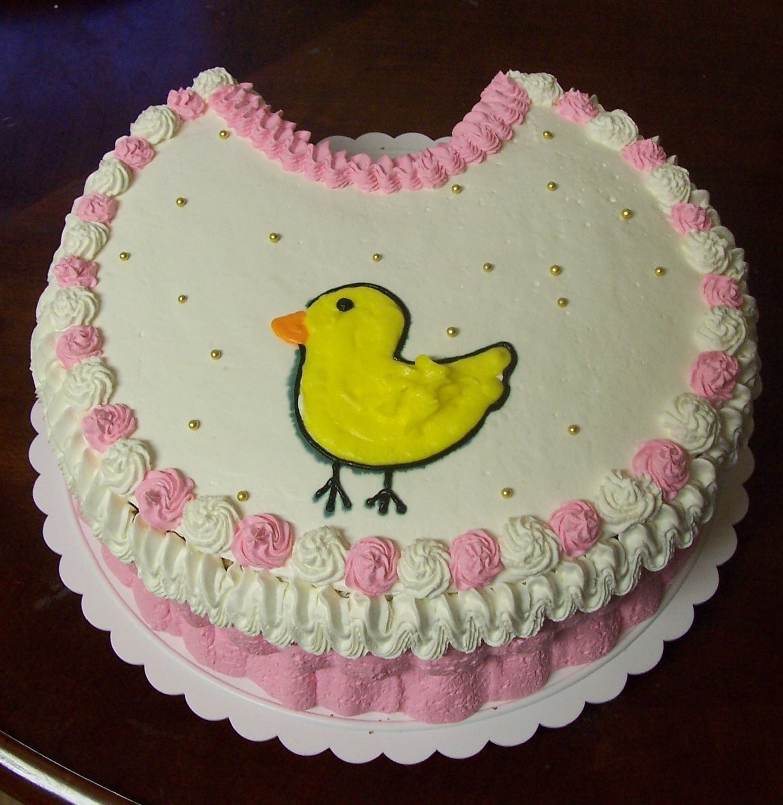 Creations by Karla: A Baby Bib Cake