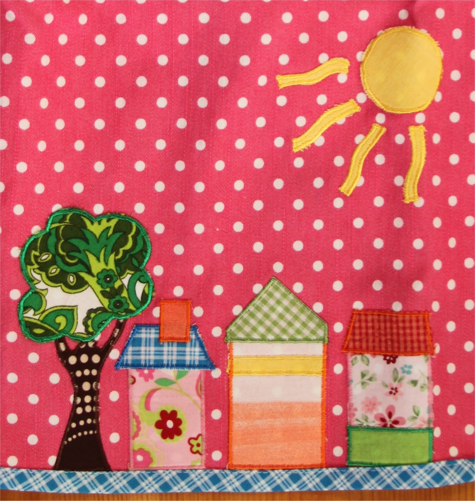 Applique Apron-dress