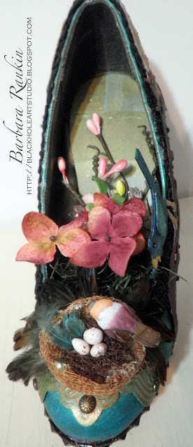 Black Hole Art Studio: Altered Shoe Blog Hop with ColourArte