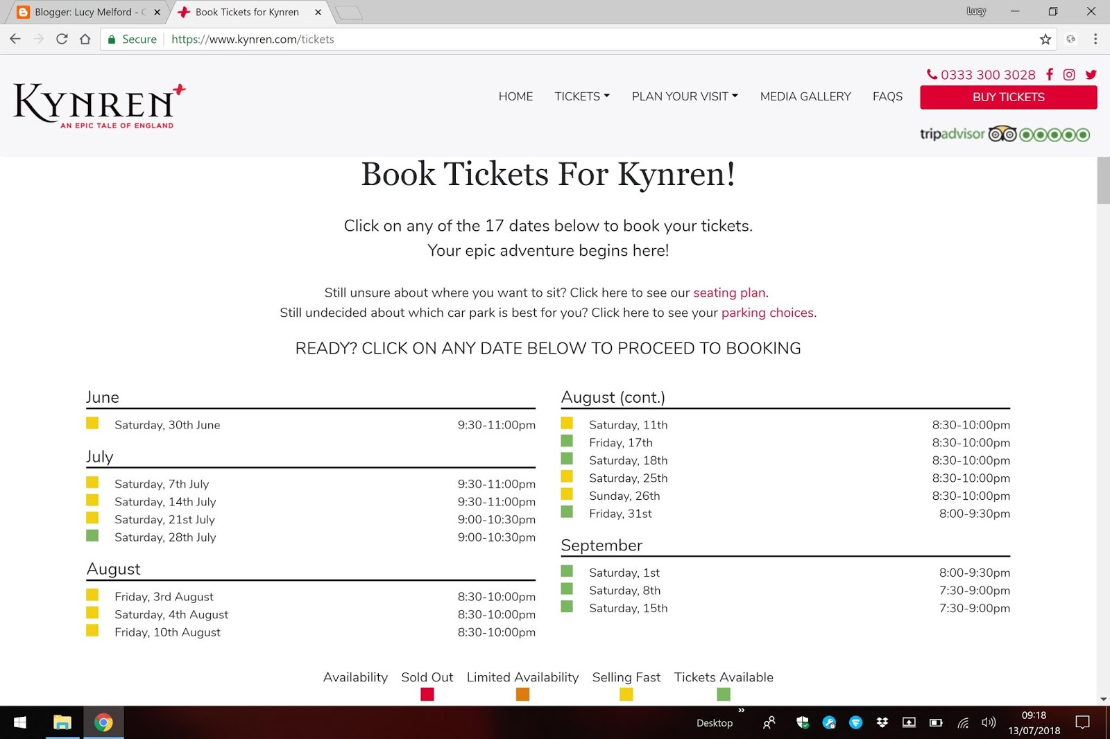 Lucy Melford: Kynren