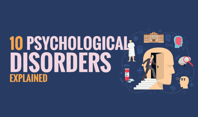 10 Psychological Disorders Explained #Infographic - Visualistan