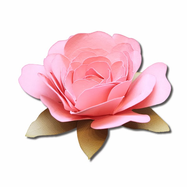 Bits of Paper: Rolled Rose and Easy To Assemble Rose 3D Paper Flowers!