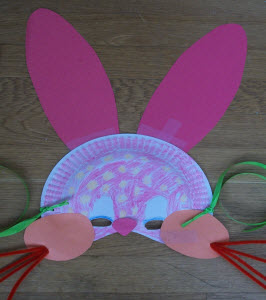 Quick and Easy Kids Crafts by Hoppy Mommy: Cute Bunny Mask