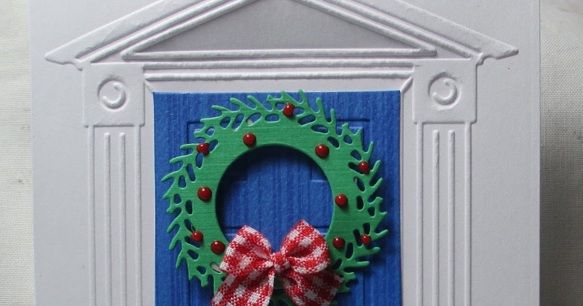 Nothin' Fancy: Embossed Door Christmas Cards