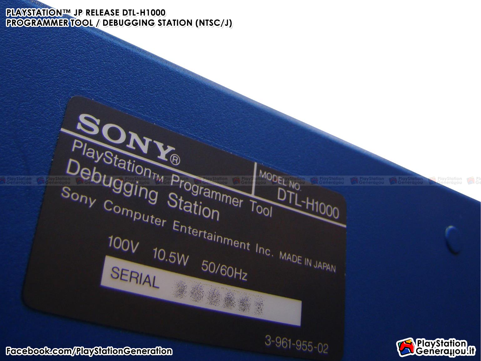 PlayStation® Programmer Tool - Debugging Station (DTL-H1000 ...