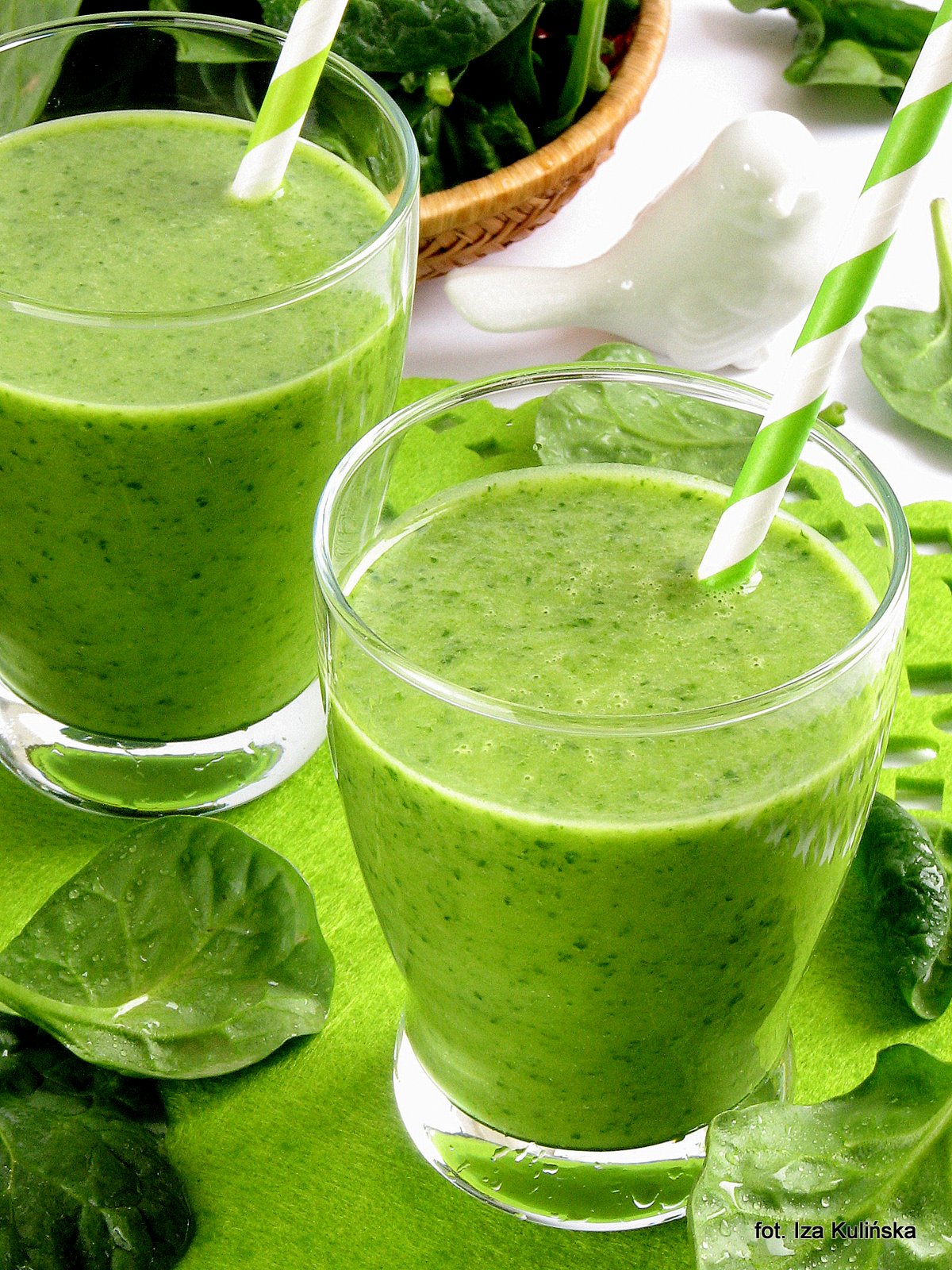 Zielony koktajl na zdrowie | Smaczna Pyza