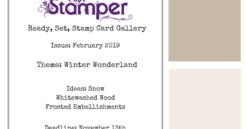 Craft Stamper Magazine: Art Call: Ready Set Stamp gallery