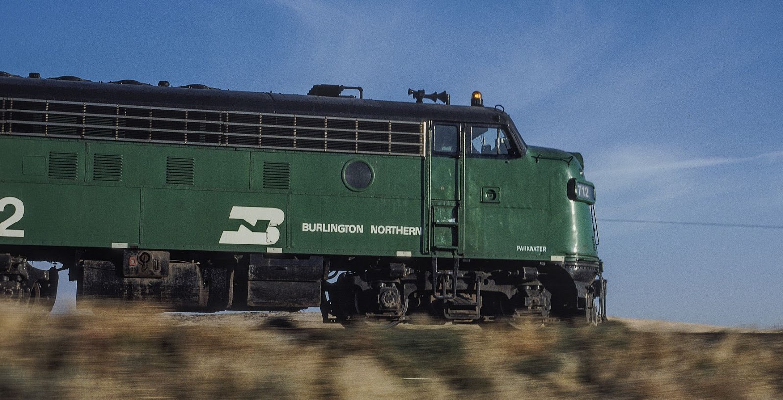 Big Bend Railroad History: BN F Units Between Cement And Hartline