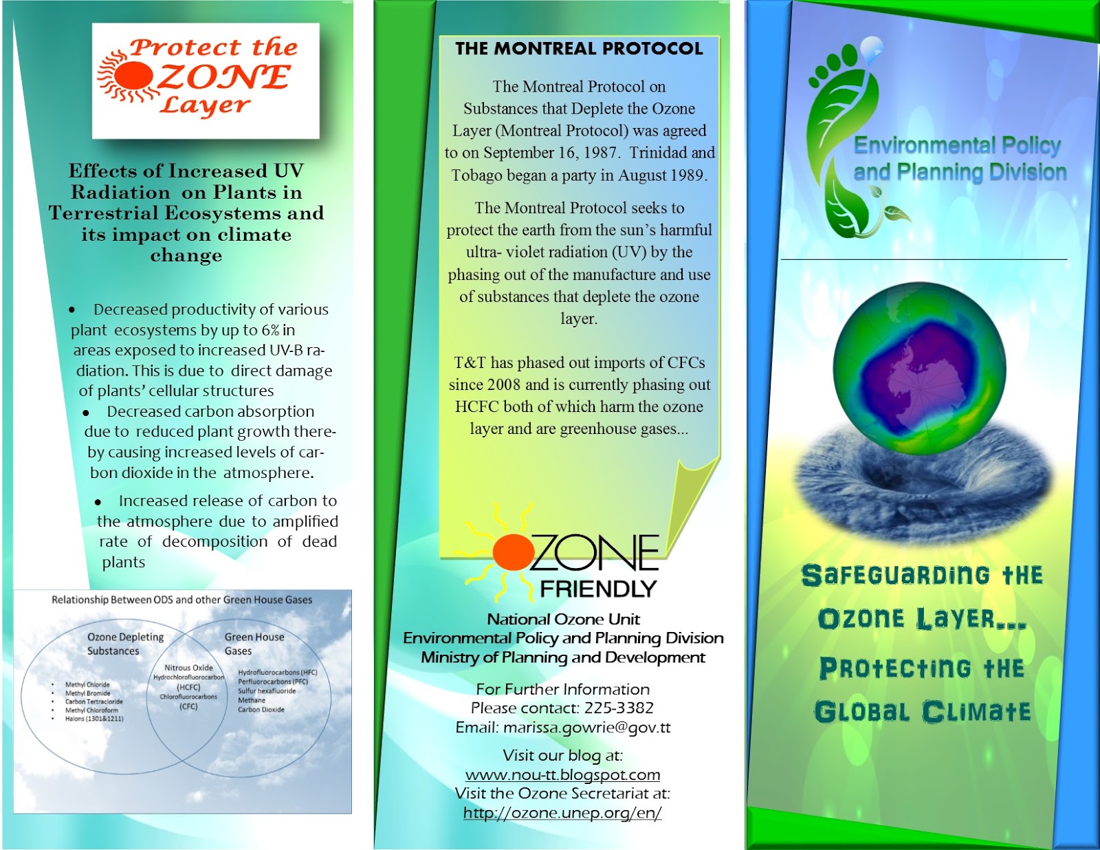 Trinidad and Tobago National Ozone Unit : Safeguarding the Ozone Layer ...