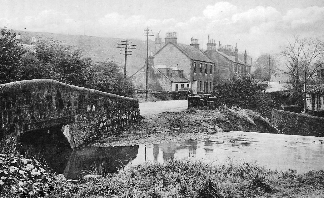 Tour Scotland: Old Photograph Stripeside Denny Scotland