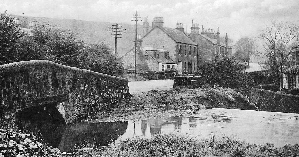 Tour Scotland: Old Photograph Stripeside Denny Scotland