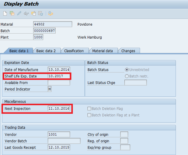 Recurring Inspection process in SAP QM | SAP Online Guides