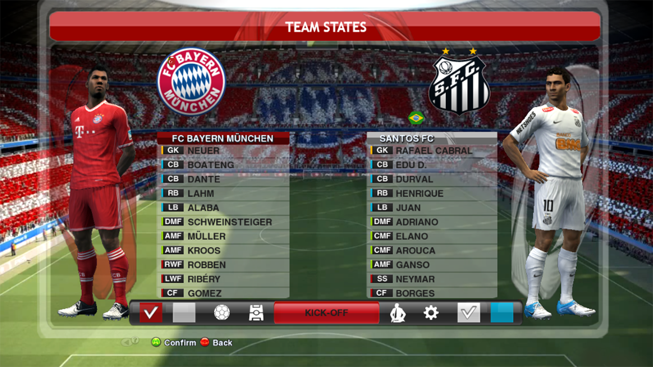 Pacote gráfico do PES 2014 para PES 2013 • Brazilians W-Patchs