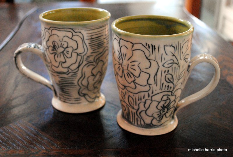 My Life in Clay: Mishima, glazed!