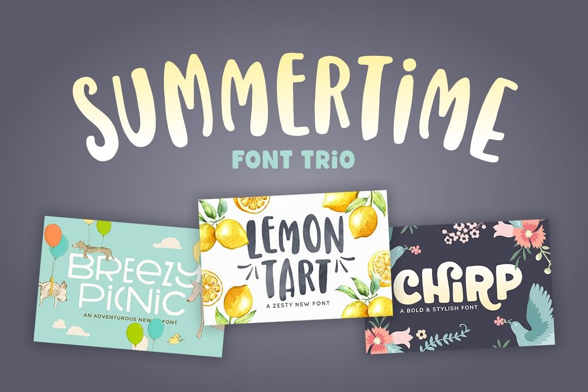 450+ Best Summer Fonts for 2020 | Free & Premium