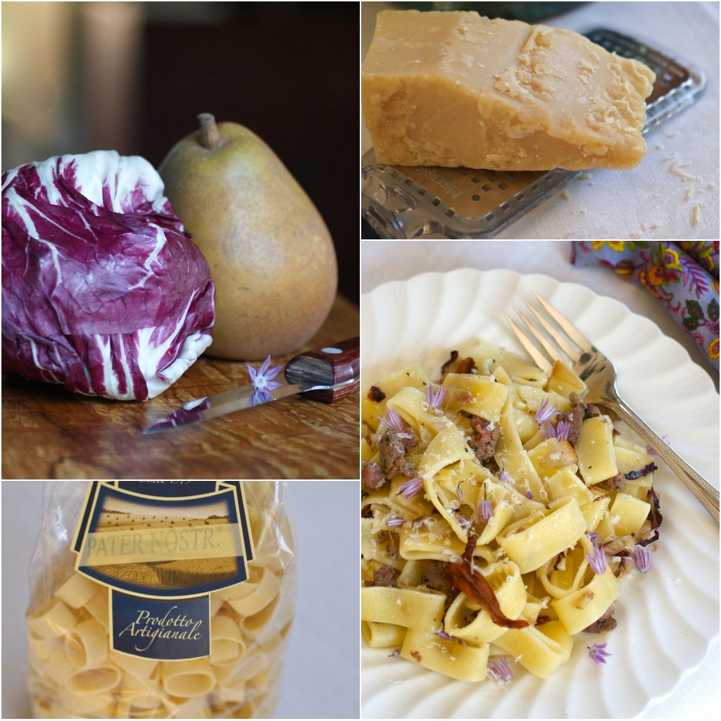 2 Stews: Italian Sausage, Radicchio and Pear Pasta