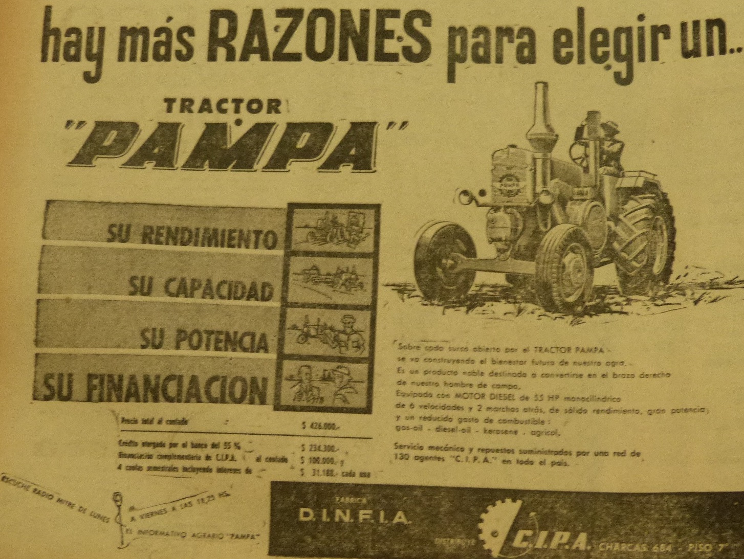 Pesados Argentinos: Tractor Pampa (Historia)