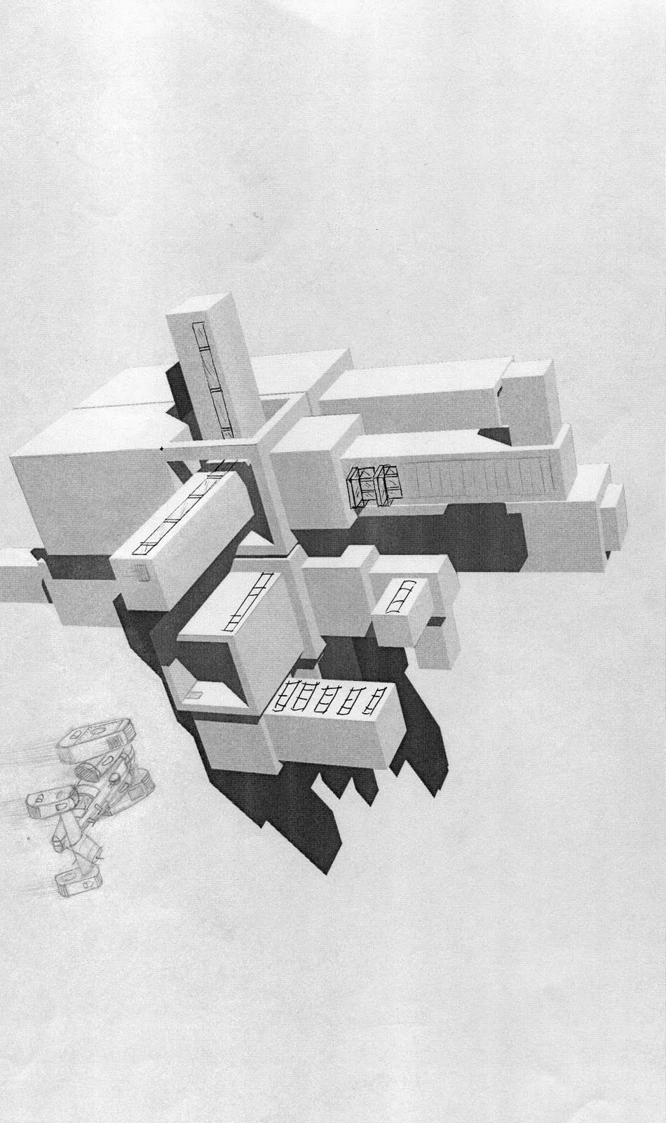 Luke_Fisher_DDV_Blog: Sketched 3D model Scans (making them more 3D)