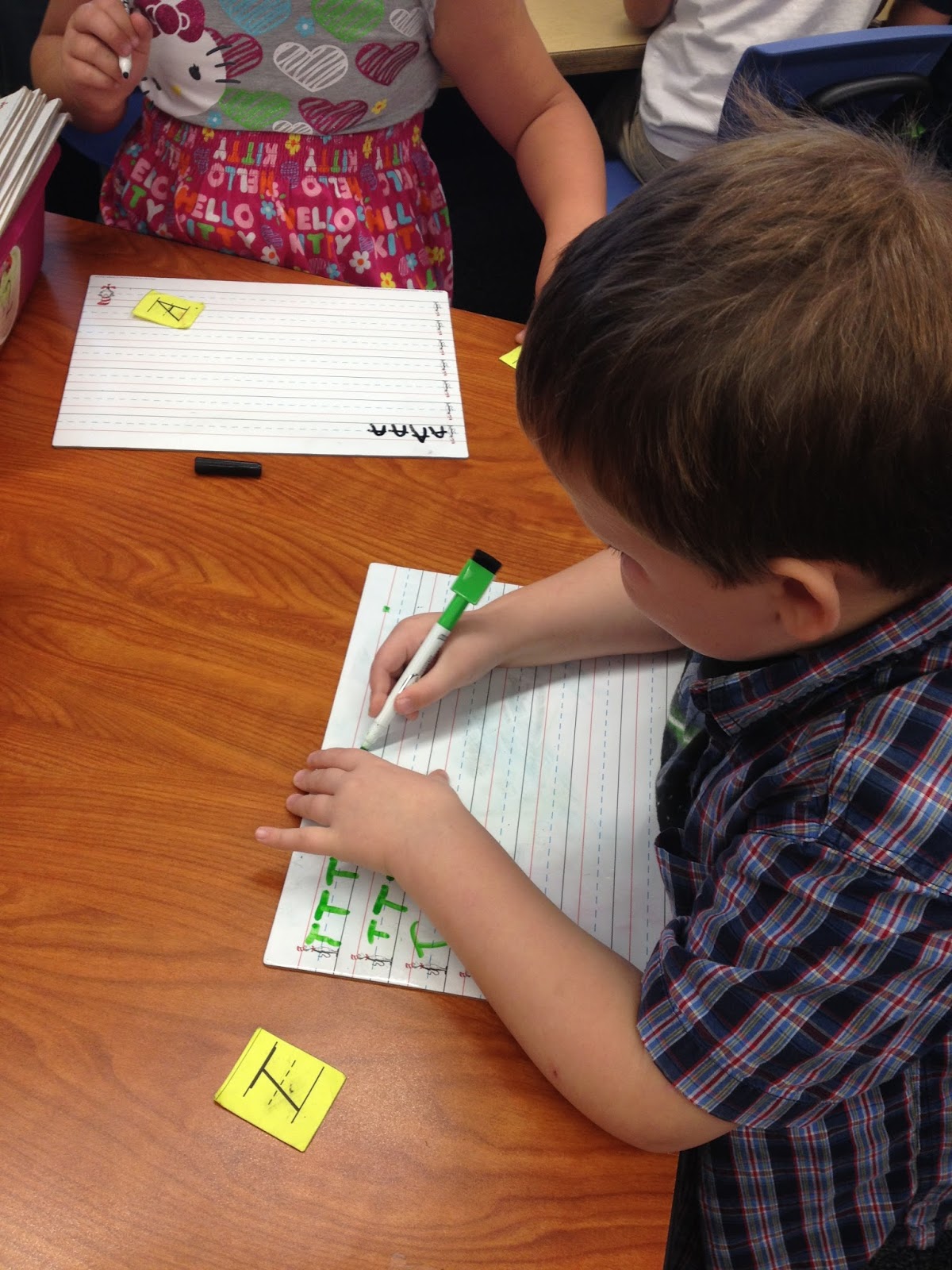 Kinder Cakes: {Last Week's} Literacy Stations