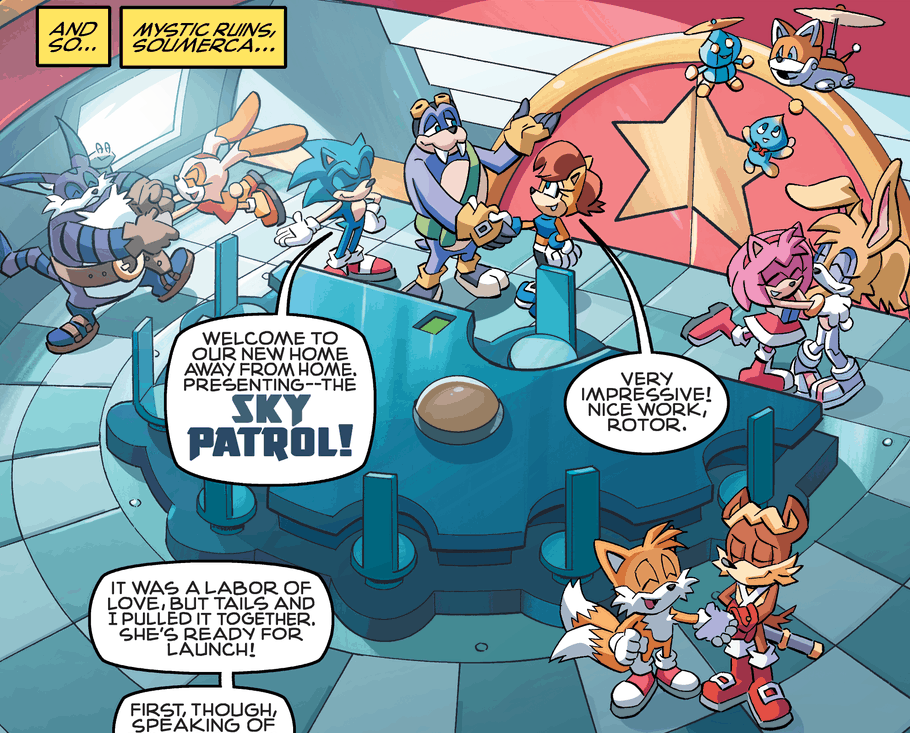 Hedgehogs Can't Swim: Sonic the Hedgehog: Issue 256