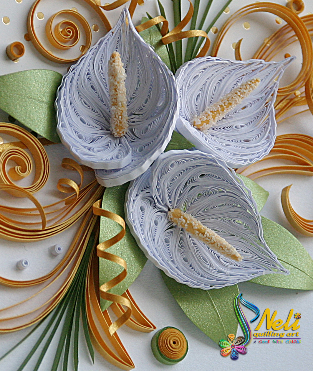 Neli Quilling Art: Calla lily