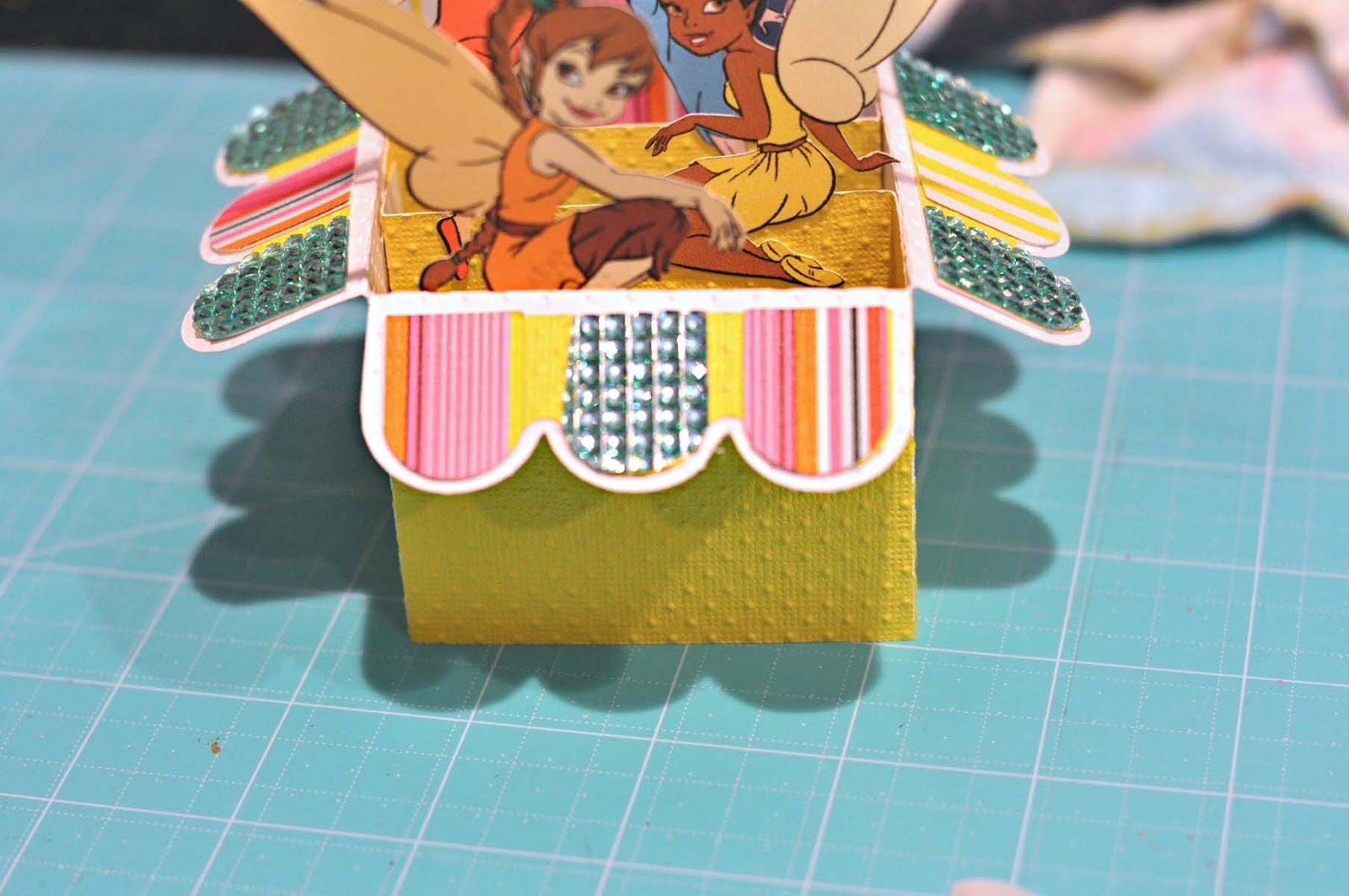 Nancy Keslin Designs. : Tinkerbell Box Card - Disney Pixar Blog Hop