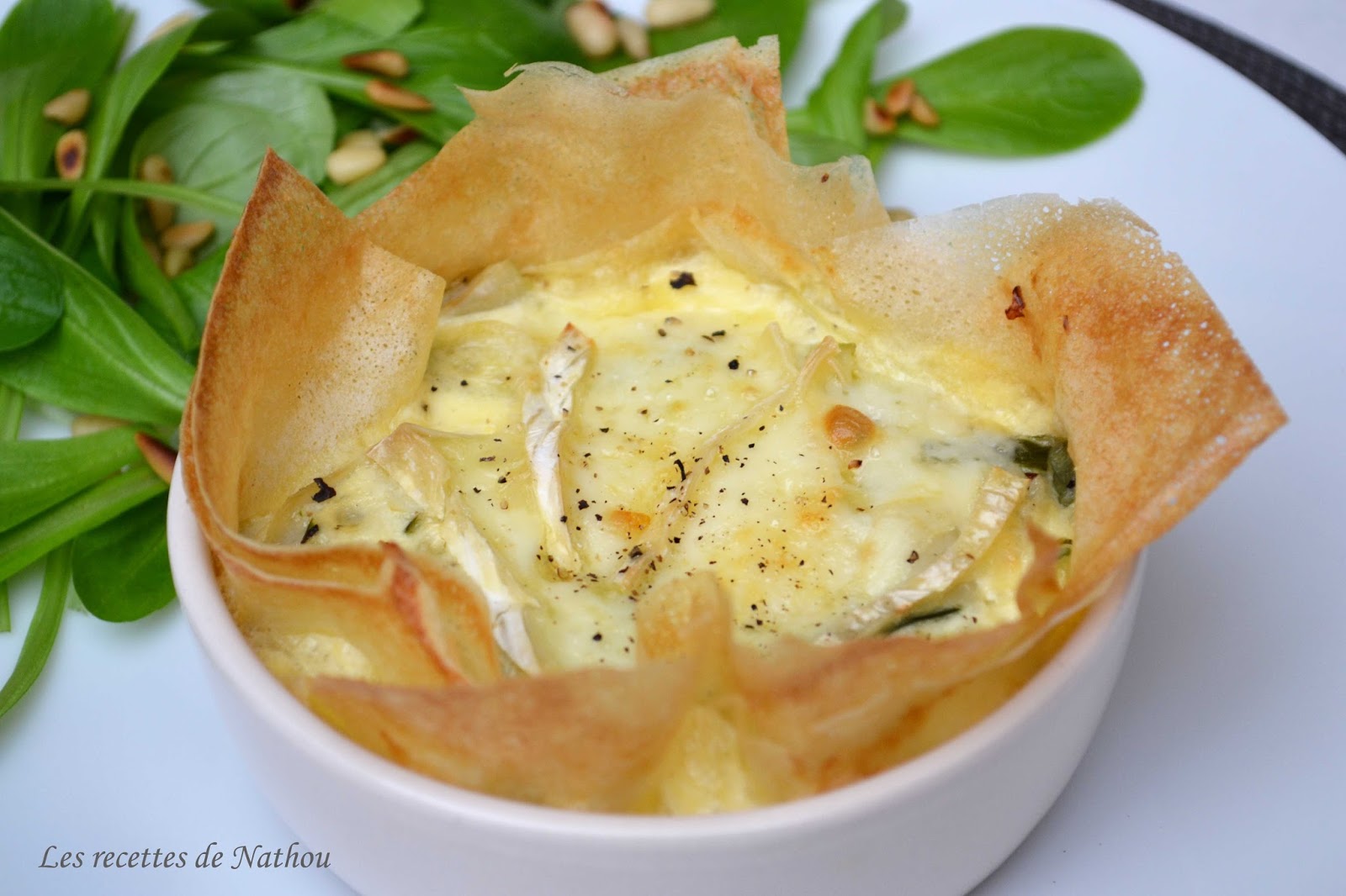 Ma cuisine au fil de mes idées...: Tartelettes en feuilles de brick aux ...