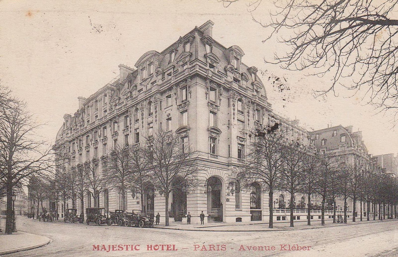 The traveler's drawer: MAJESTIC HOTEL, Paris (1913)