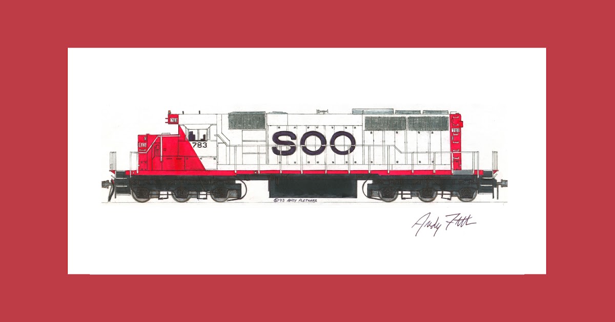Andy Fletcher Blog-: Soo Line SD40-2 on the Old Milwaukee Road at La ...