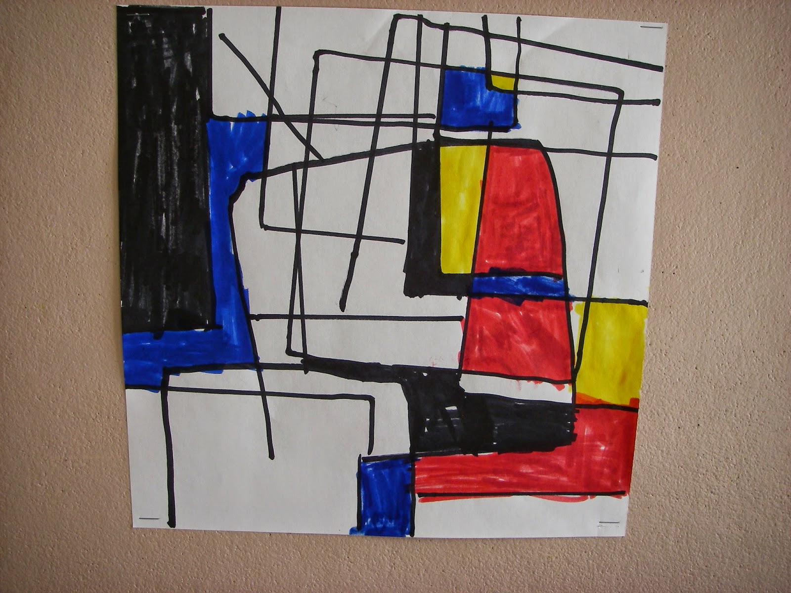 Creation Station: Line and Primary Colors with Mondrian