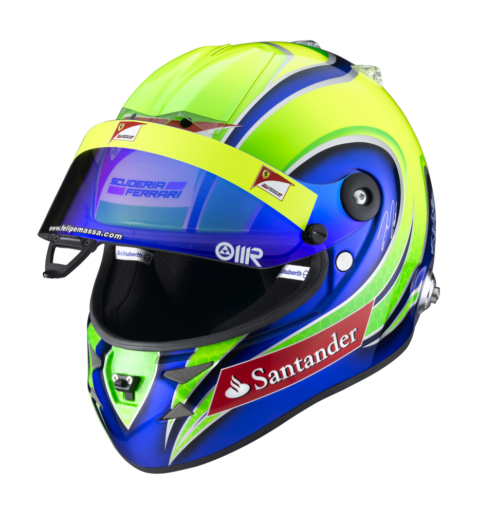 Racing Helmets Garage: Schuberth SF1 F.Massa 2012 by Jens Munser Designs
