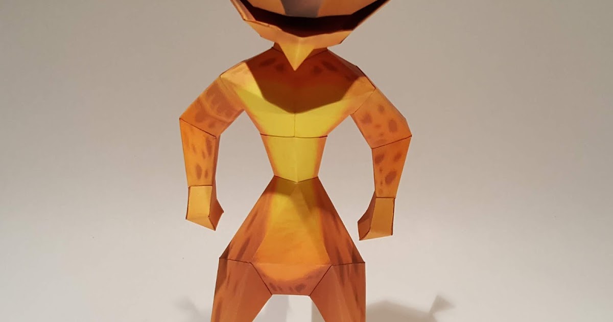 Spyro Papercraft: Hunter