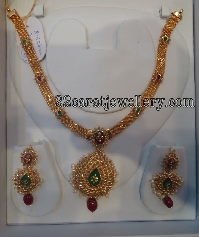 Uncut Diamond (Chakri) Necklace Sets By Prem Raj Jewellers - Jewellery ...
