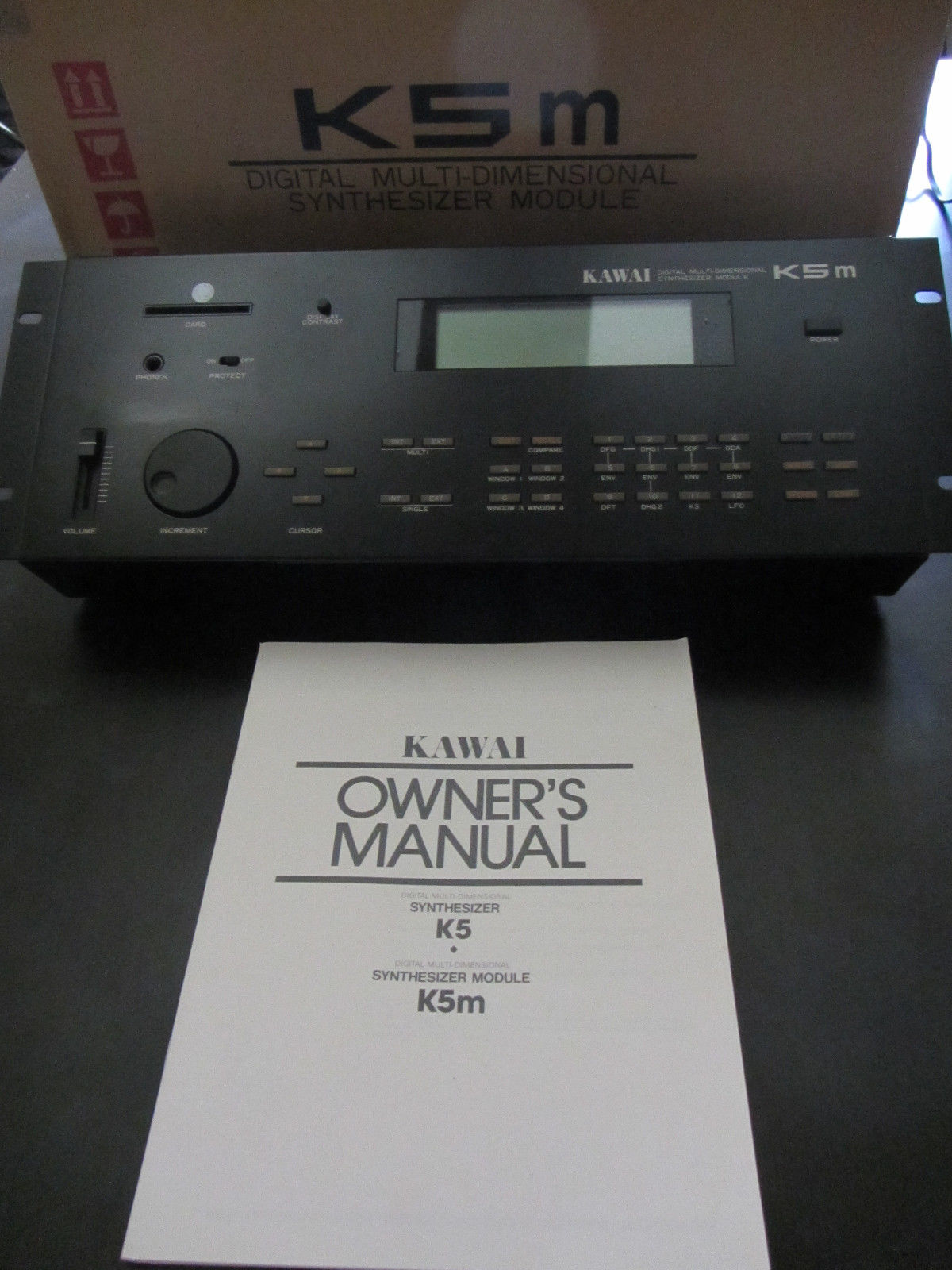 MATRIXSYNTH: Rare Vintage Kawai K5M Additive Synthesizer with Original ...