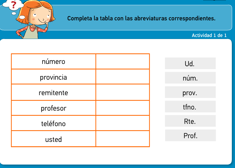 Mi cole Luis Cernuda, Campanillas.: T.1 - 4º "Las Abreviaturas"