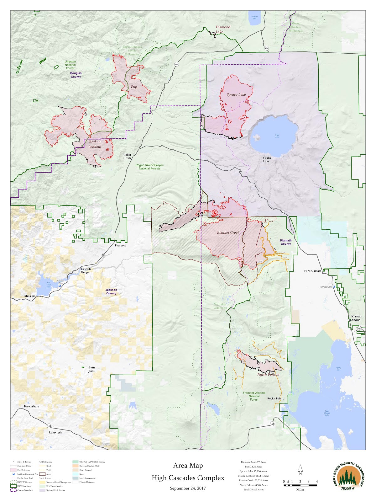 Southwest Oregon Joint Information Center: High Cascades Complex