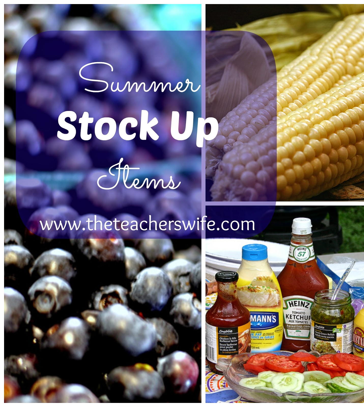 Summer Stock Up Items - The Teacher's Wife