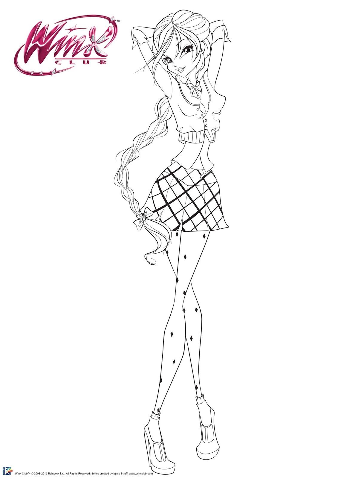 Winx Club 6: Imagens para Colorir