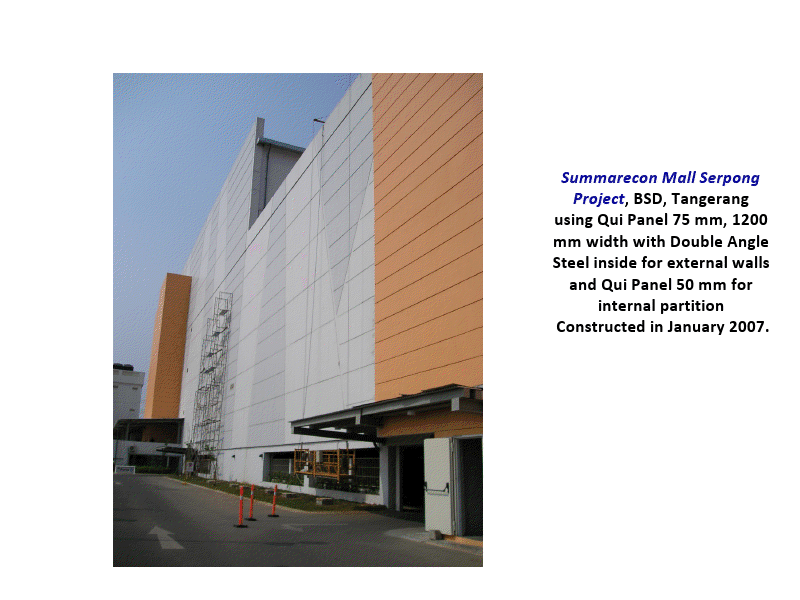 Dinding dan Lantai Beton Ringan: PROYEK Qui Panel