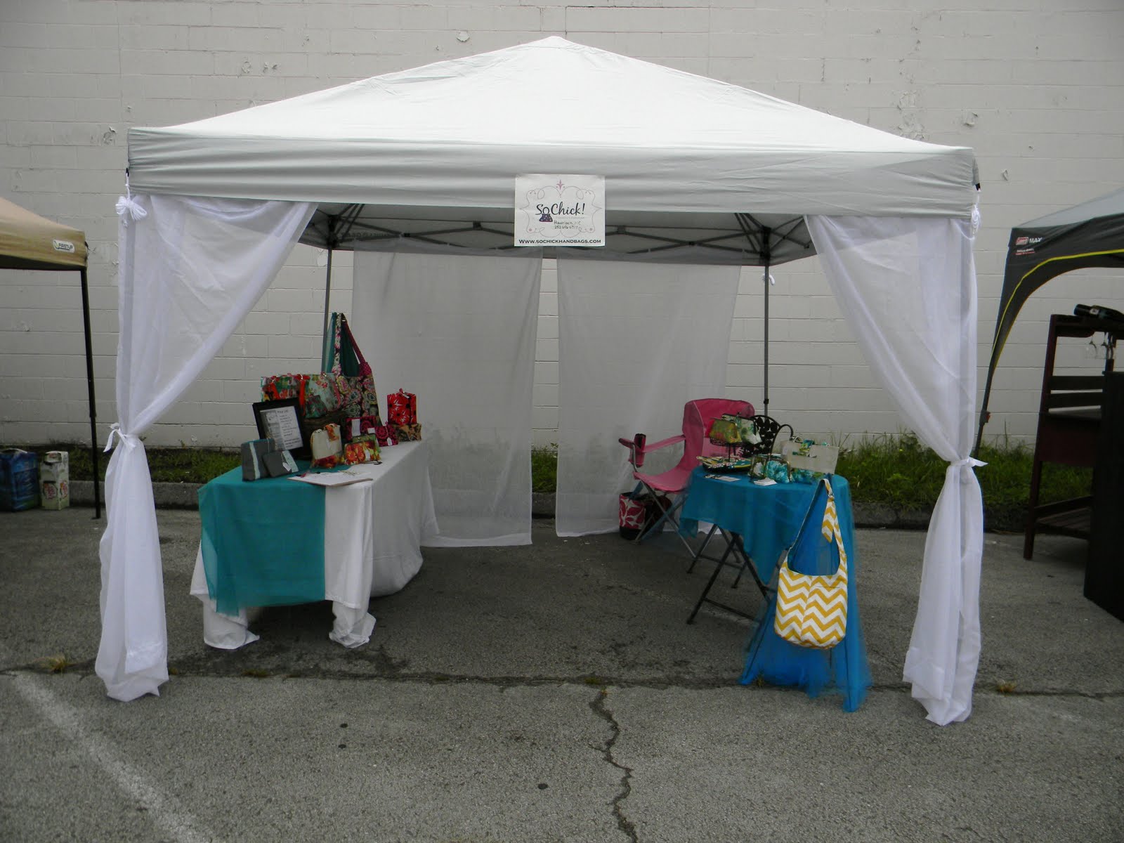 So Chick! The Blog: Weekend Wrap-Up [My Booth Set-Up and New Products]