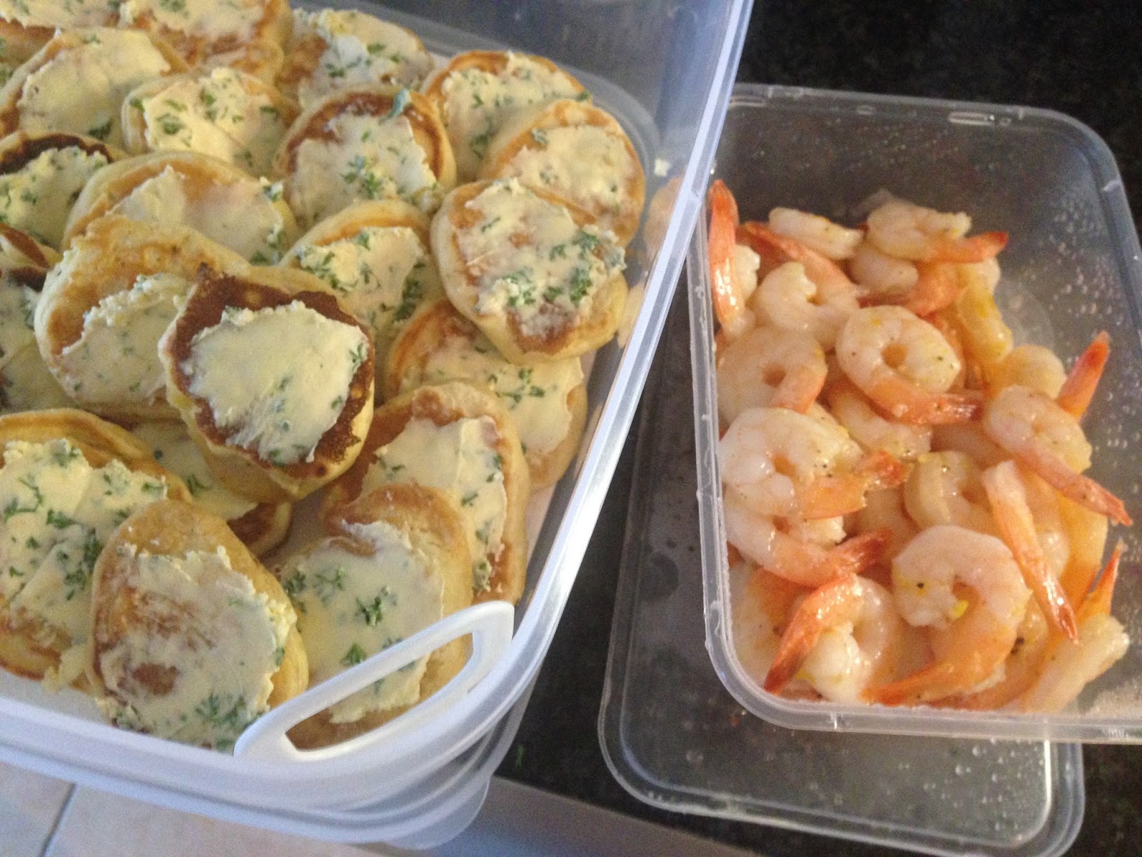 So So Simple Food: Blinis - Another way to serve - Try Prawns