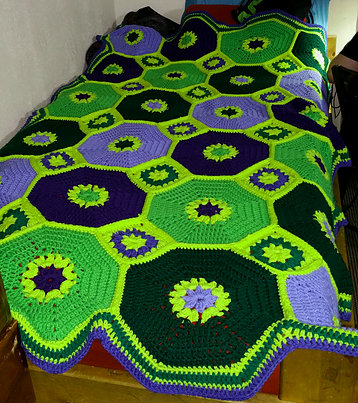 Ergahandmade: Crochet Octagons Blanket + Free Pattern + Video Tutorial