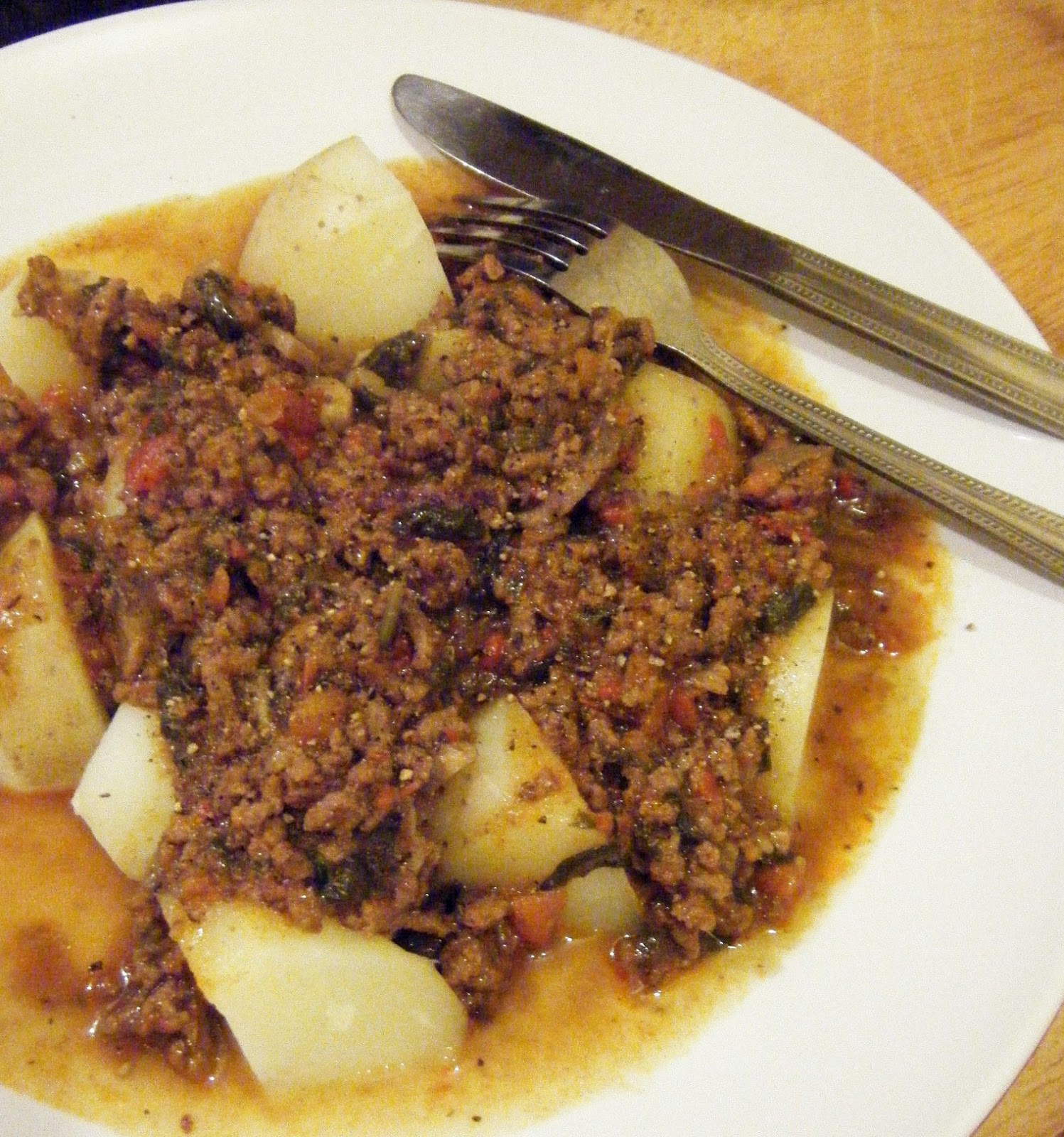 Thomas Yaeger's Transcendental Kitchen: Beef Chilli with Bell Peppers ...