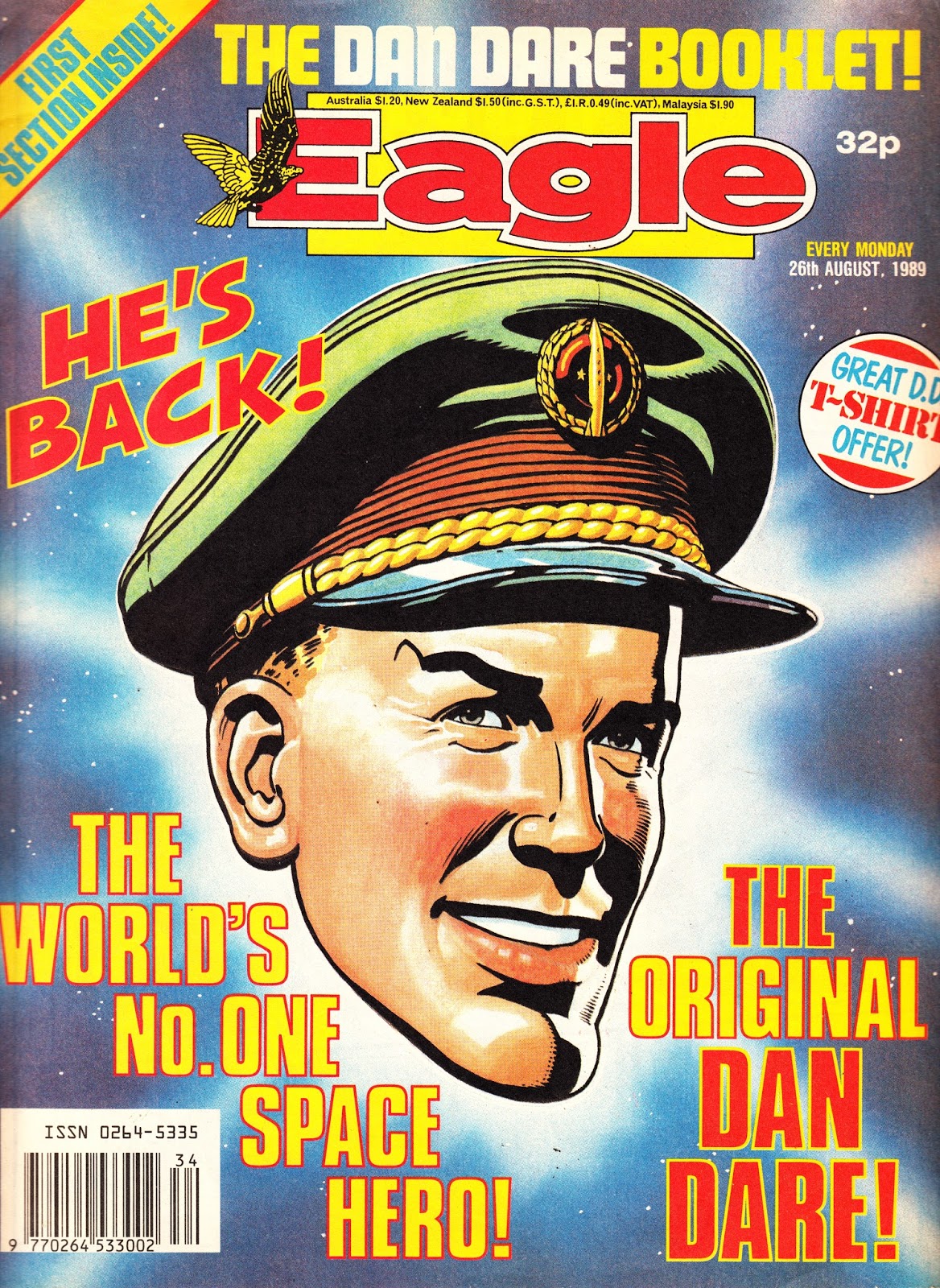 STARLOGGED - GEEK MEDIA AGAIN: 1989: THE ORIGINAL DAN DARE RETURNS TO EAGLE