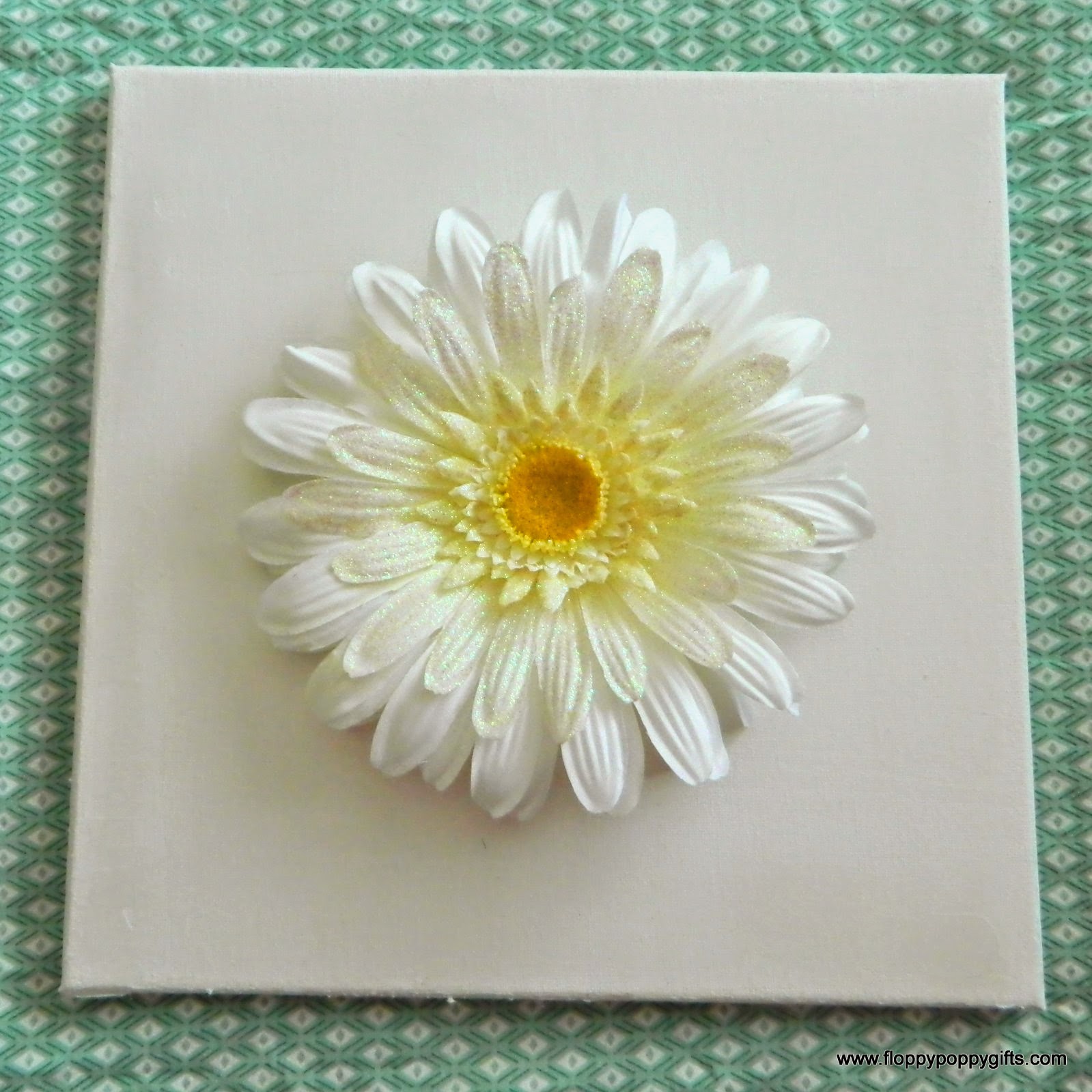 DIY Yellow Daisy Wall Art Craft Tutorial